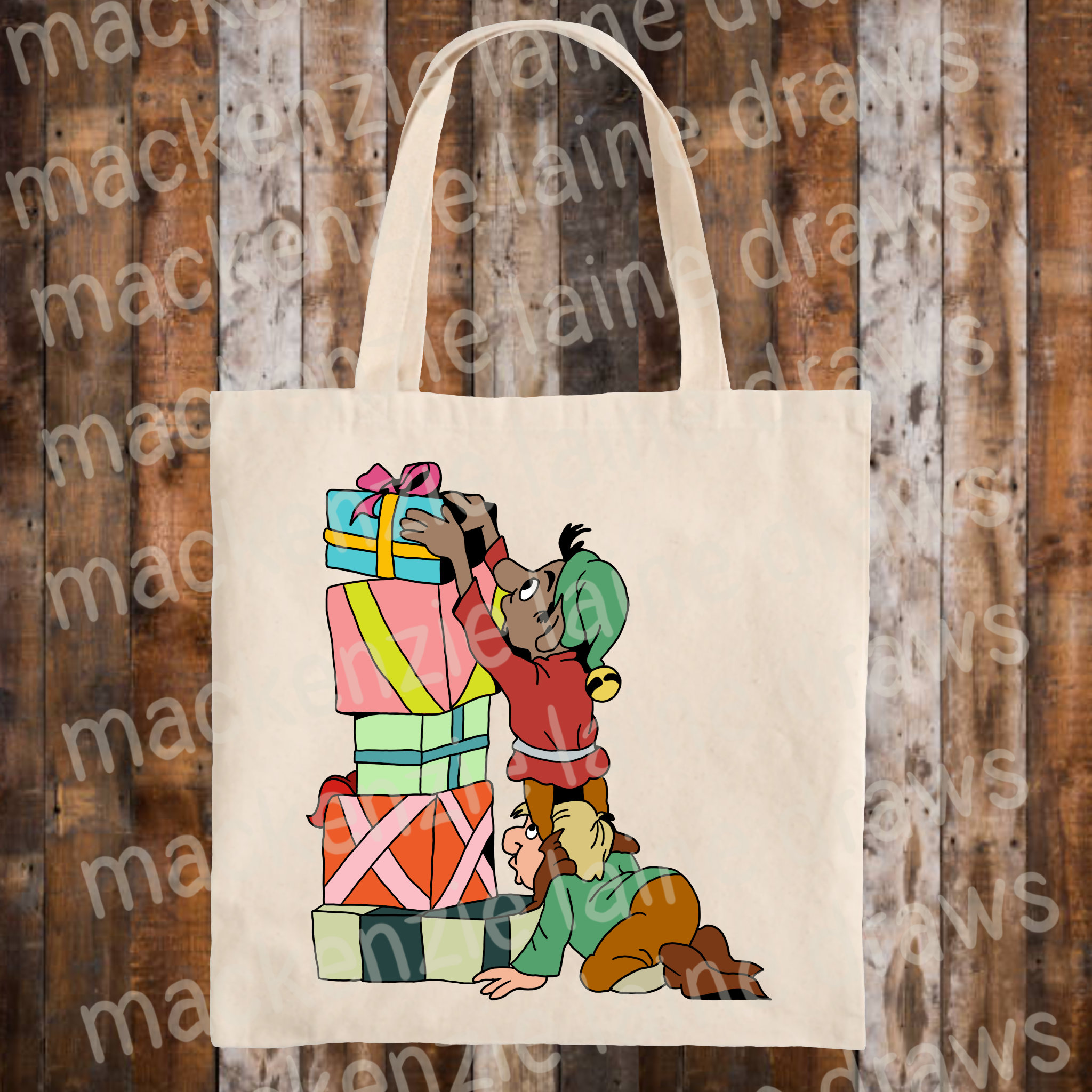 Cute Elves Stacking Presents SVG PNG JPG Cricut - Etsy