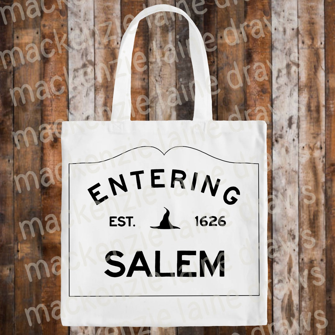 Entering Salem City SVG, PNG, JPG Sign | Cricut, Silhouette, Halloween ...