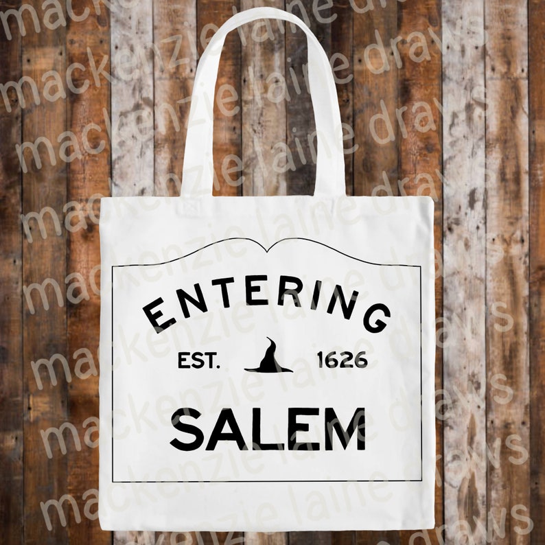 Entering Salem City SVG, PNG, JPG Sign | Cricut, Silhouette, Halloween ...