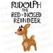 Rudolph Reindeer SVG PNG JPG Bundle, Cricut Christmas Cut File (digital ...