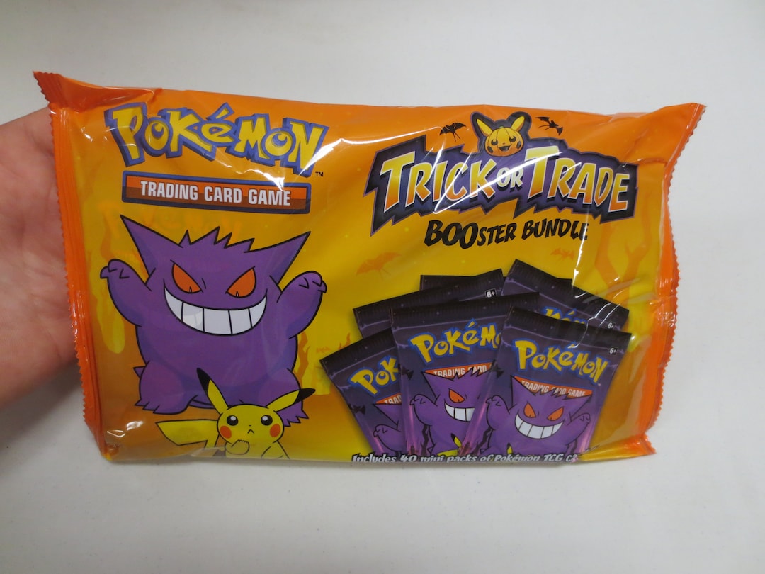 1 2022 POKEMON Booster Bundle Trick or Trade Factory Sealed W/ 40 ...