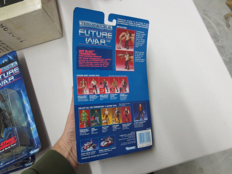 1991 Kenner TERMINATOR 2 Action Figure - Hot Blast Terminator (arnold ...