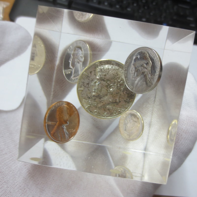 Embedded Lucite - Etsy