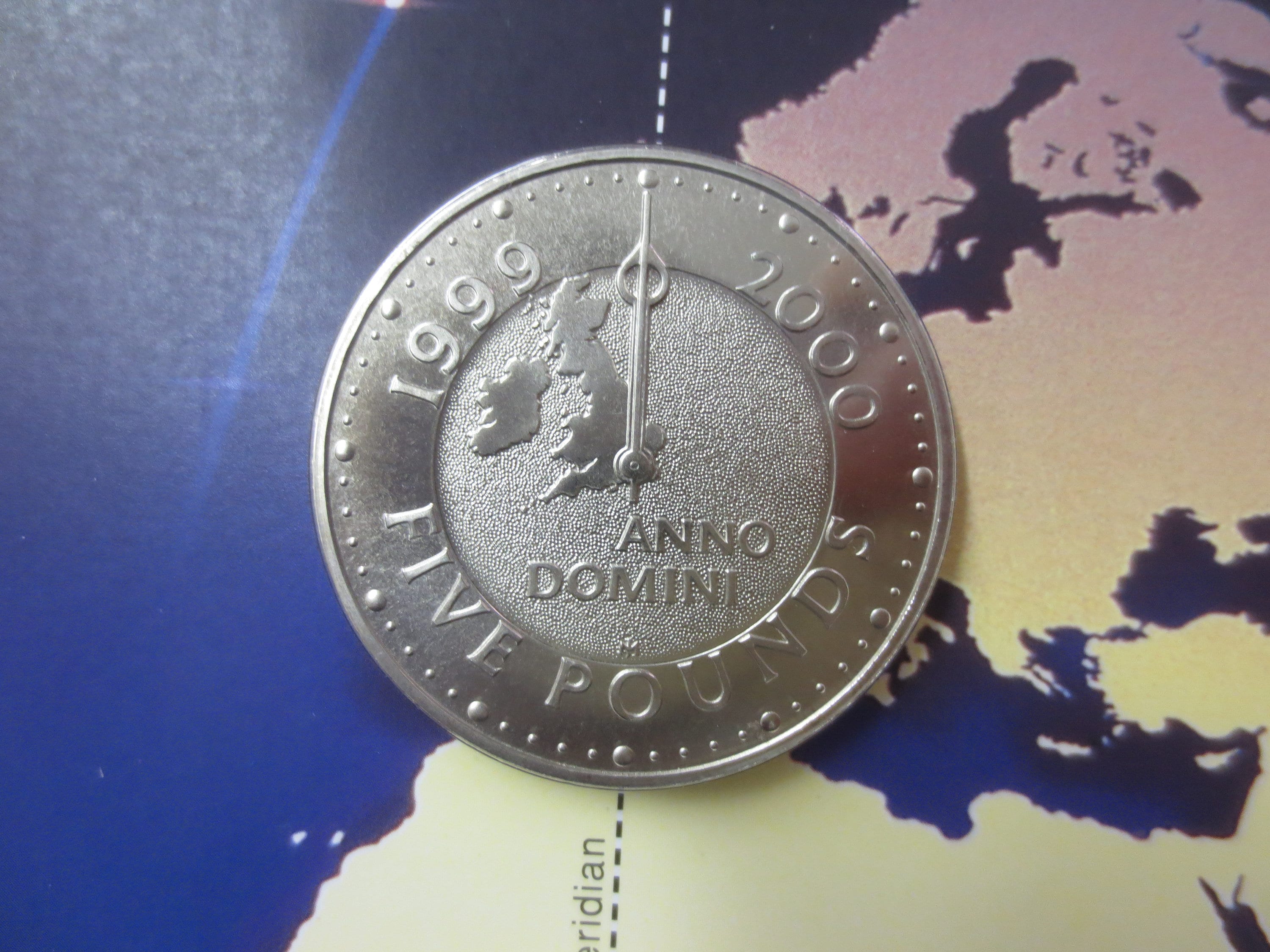2000 Royal Mint Millennium 5 Pound Coin United Kingdom w/ | Etsy