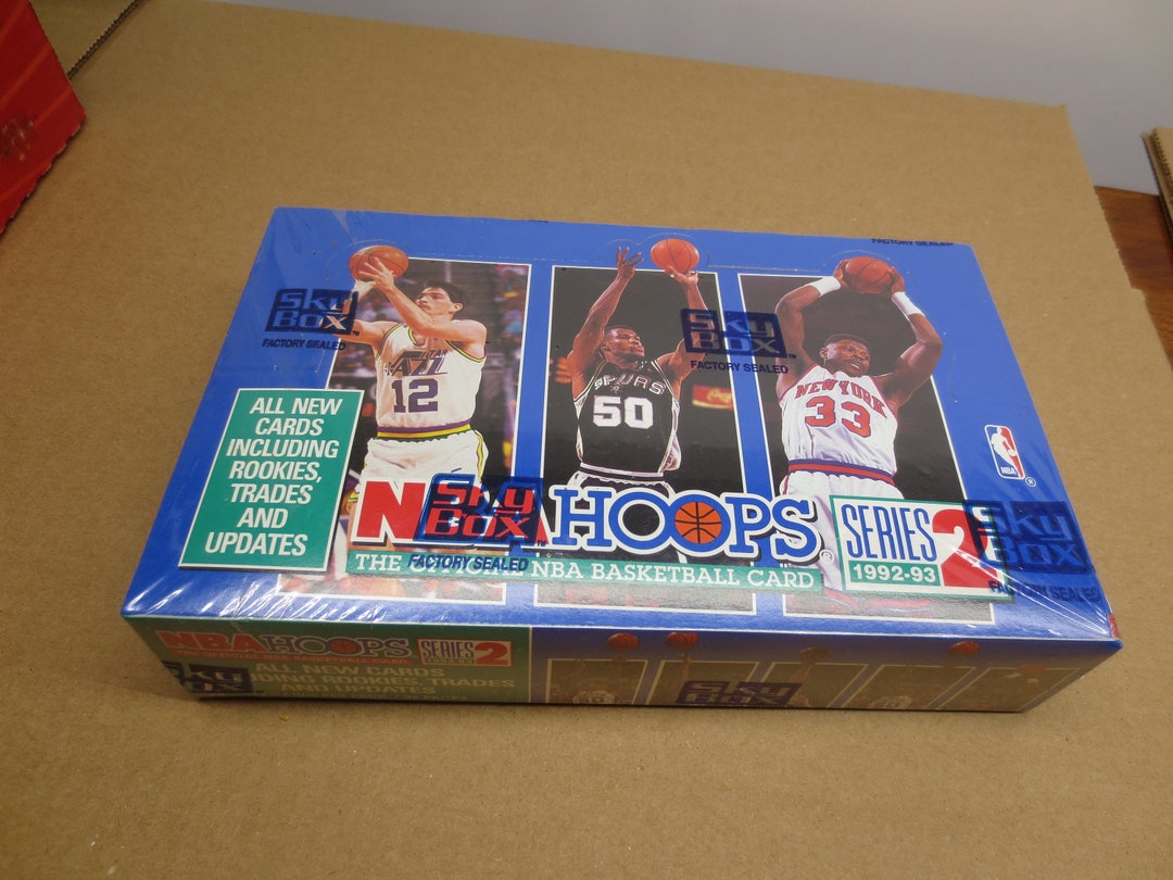 1992-93 Series 2 Skybox Hoops Basketball Factory Sealed Box (36 Packs ...