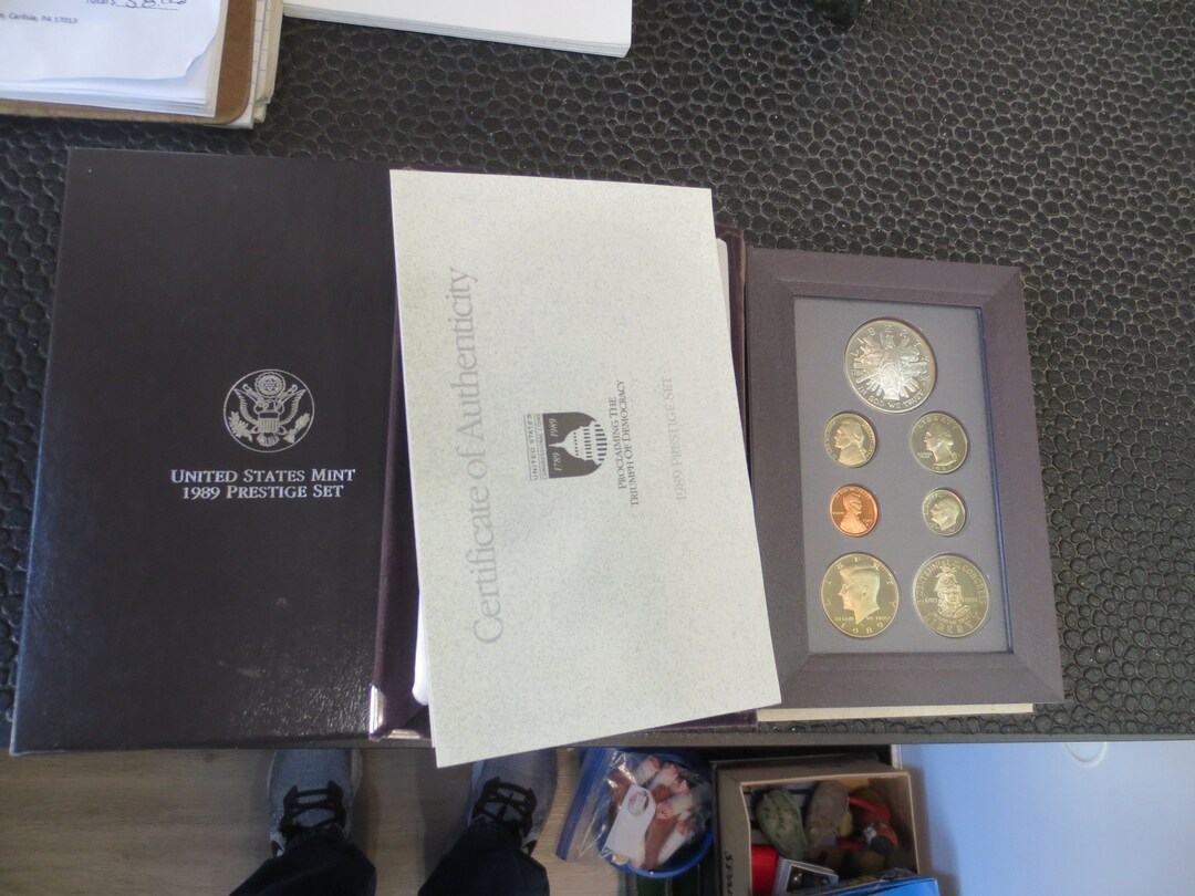 1989 United States Mint Prestige Proof Set W/ Box - Etsy