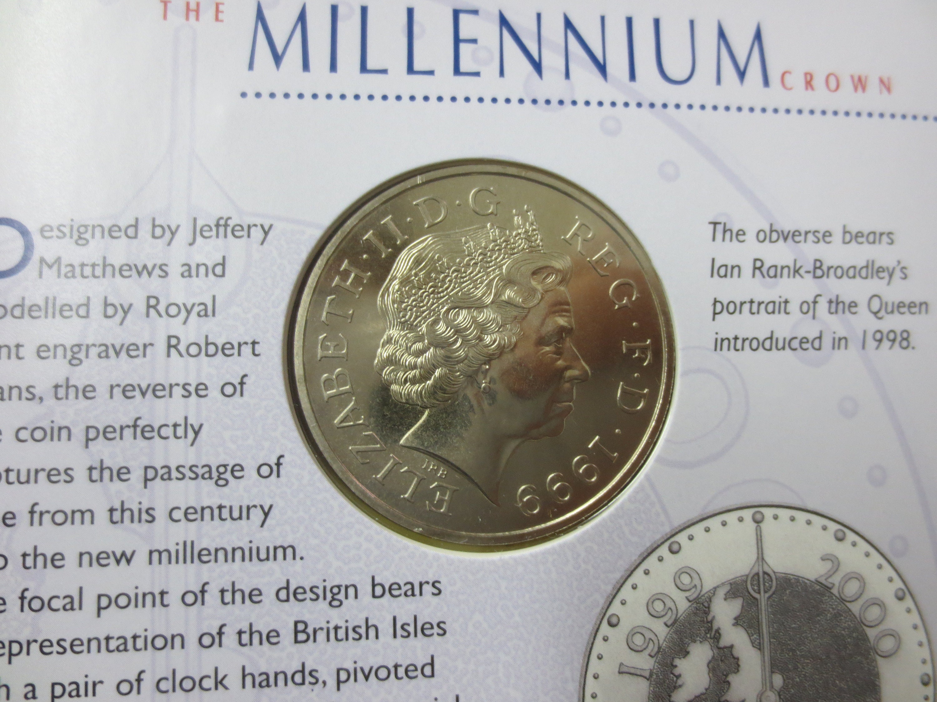 2000 Royal Mint Millennium 5 Pound Coin United Kingdom W/ - Etsy UK