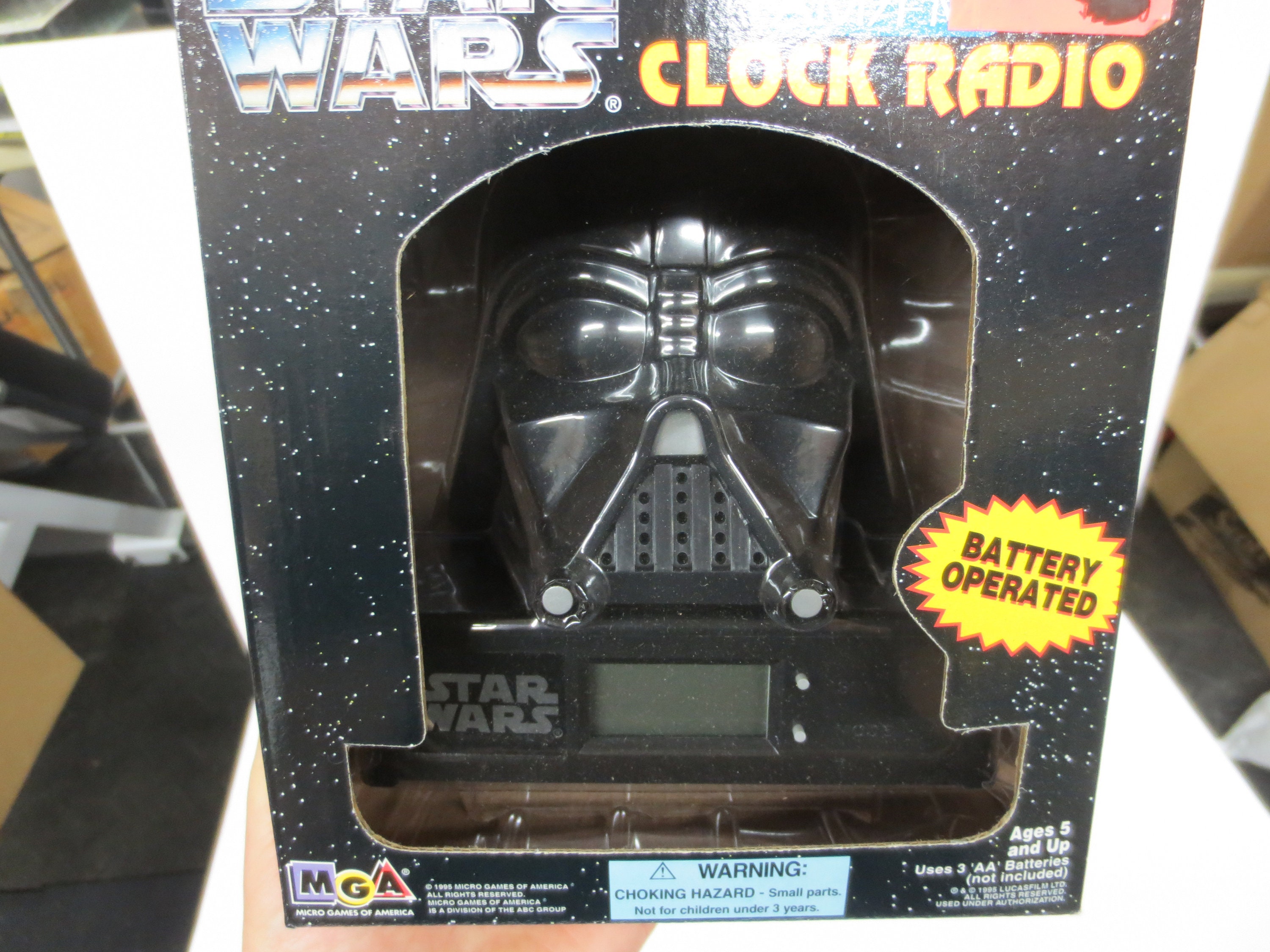 1995 MGA Star Wars DARTH VADER Am/fm Clock Radio new in - Etsy