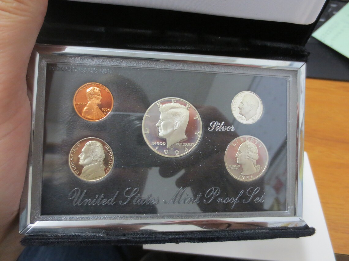 1994 United States Mint Premier Silver Proof Set W/ Box & COA - Etsy