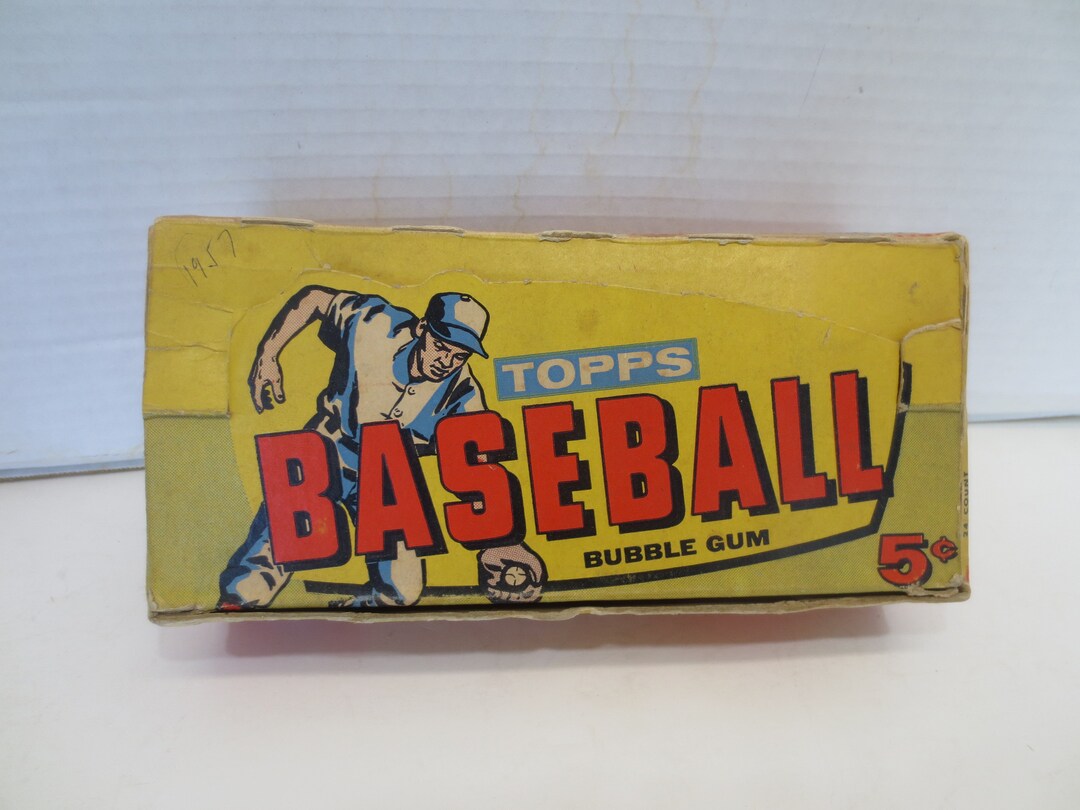 Original 1957 Topps Baseball Empty Display Box - Etsy