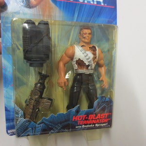 1991 Kenner TERMINATOR 2 Action Figure - Hot Blast Terminator (arnold ...