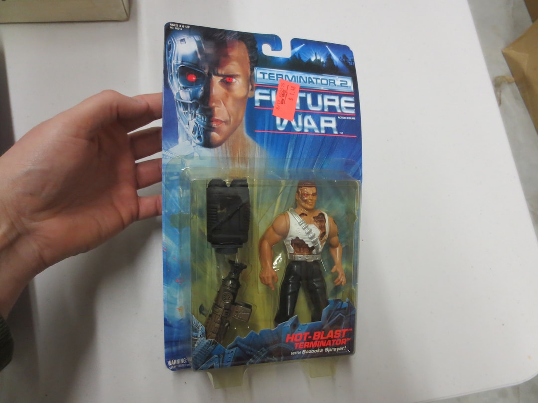 1991 Kenner TERMINATOR 2 Action Figure - Hot Blast Terminator (arnold ...