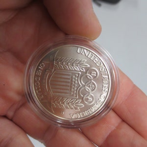 1992 U.S. Olympic Coins 2-coin UNCIRCULATED Commemorative Set W/ Box ...