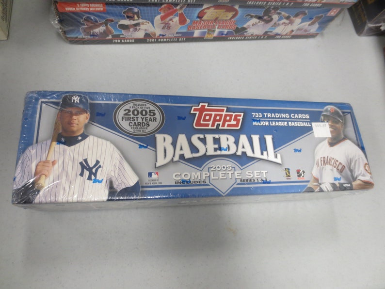 2005 Topps Series 1/2 Factory Set (sealed) Alex Rodriguez & Barry Bonds ...