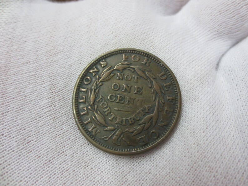 1837 Millions for Defence Hard Times Token - Etsy