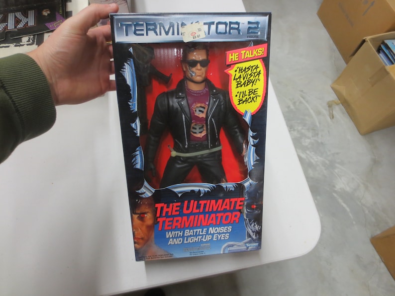 1991 Kenner TERMINATOR 2 Talking Large Action Figure Arnold | Etsy