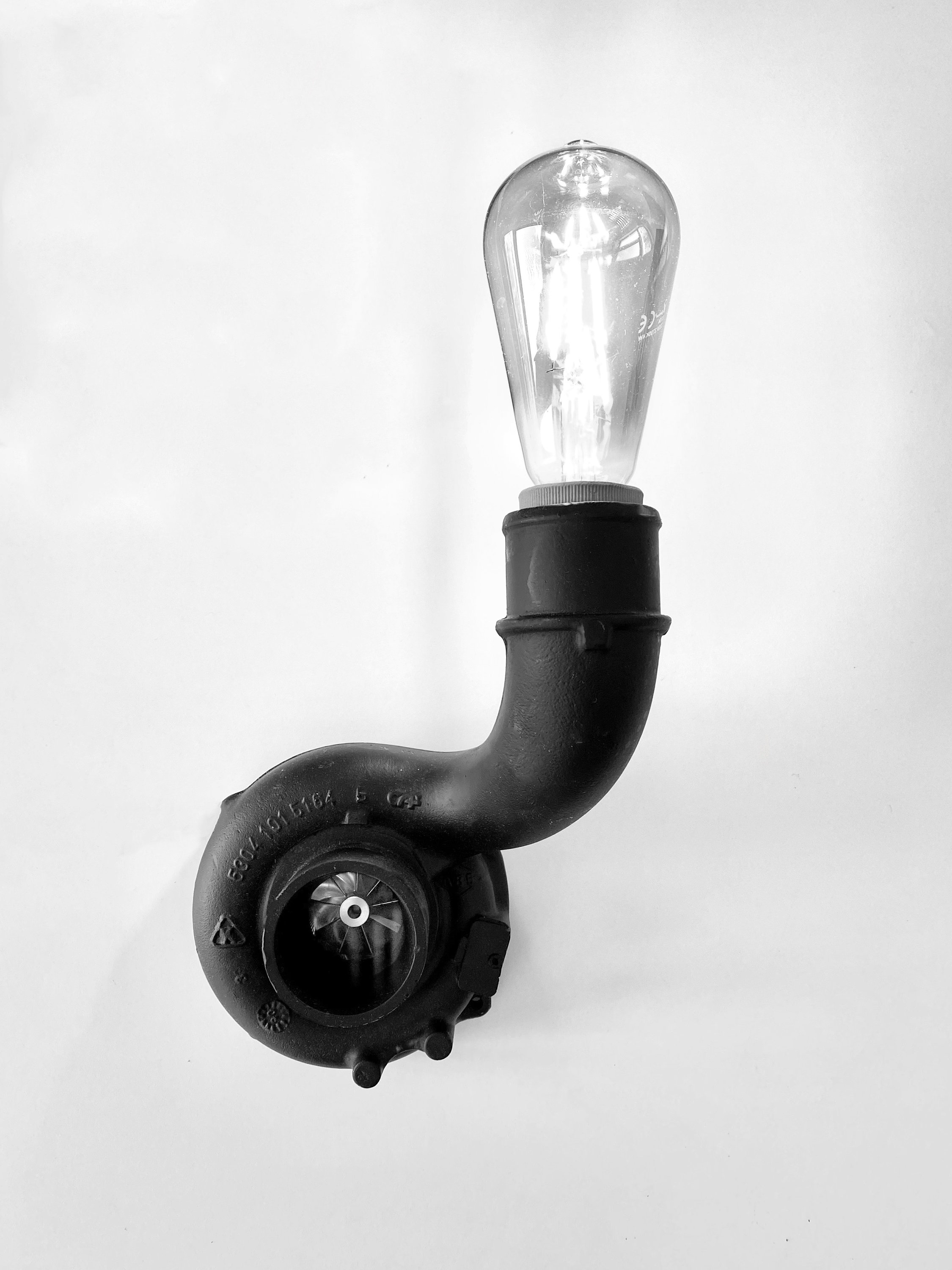 Turbo Wall Lamp L Custom Lamp / Real Car Engine Parts / Turbocharger ...