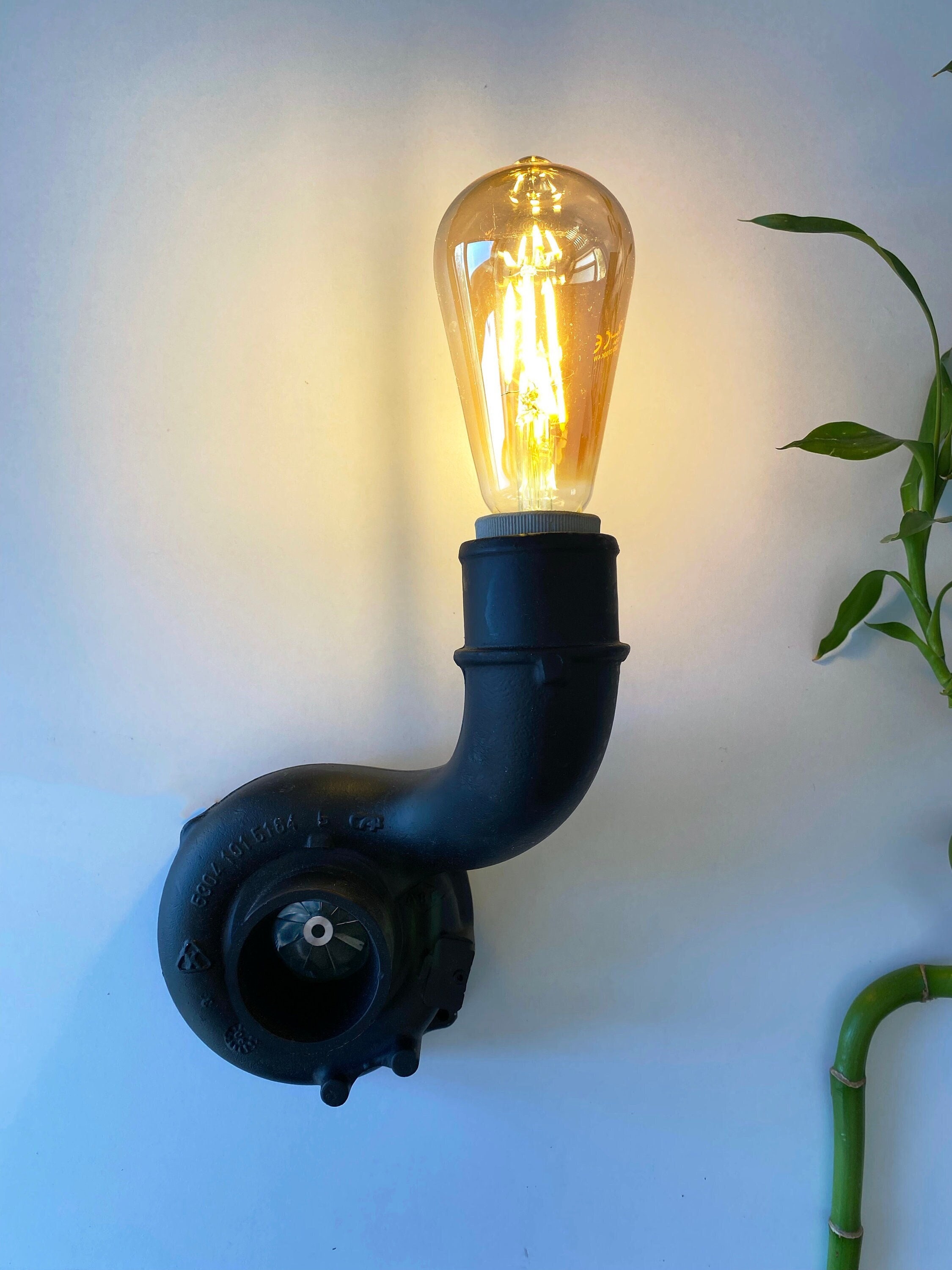 Turbo Wall Lamp L Custom Lamp / Real Car Engine Parts / Turbocharger ...