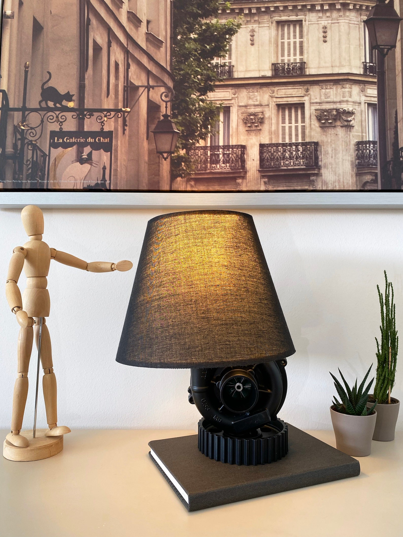 Upcycled Turbo Engine Lamp – Unique Automotive Home Decor - Etsy