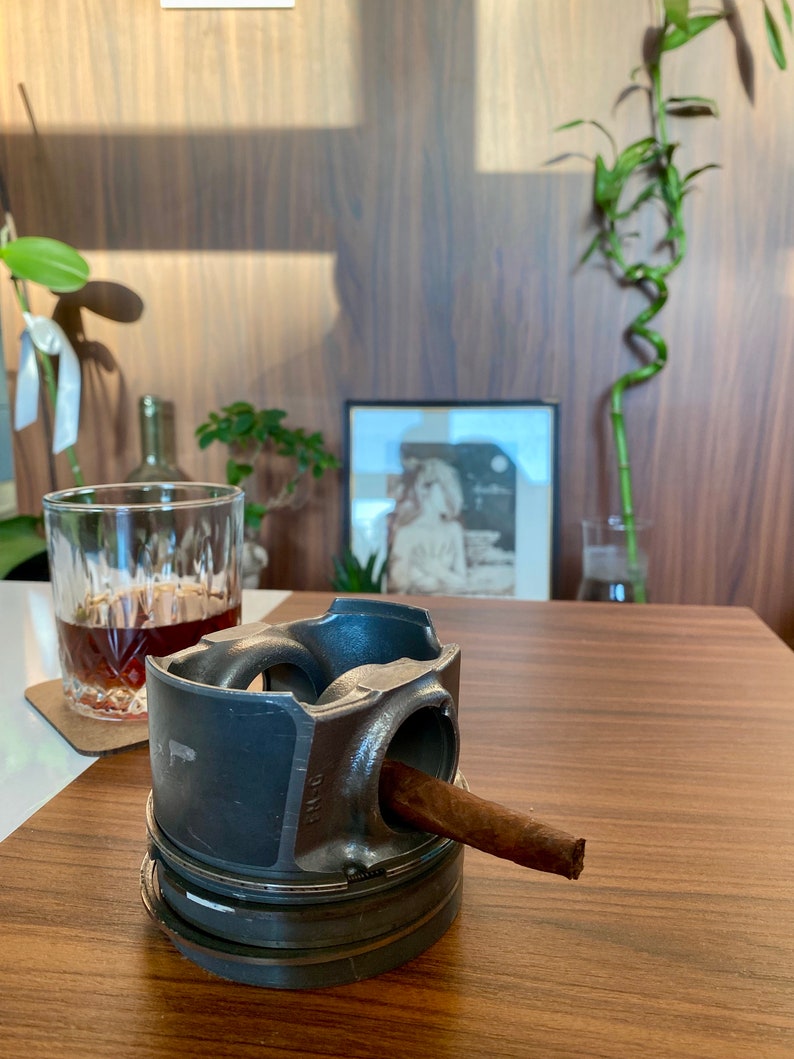 Real Piston Cigarette Ashtray / Real Car Engine Parts / Piston Trinket ...