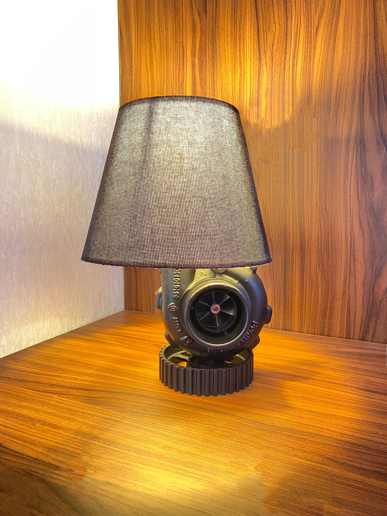 Upcycled Turbo Engine Lamp – Unique Automotive Home Decor - Etsy