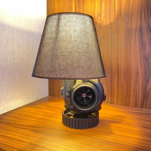 Upcycled Turbo Engine Lamp – Unique Automotive Home Decor - Etsy