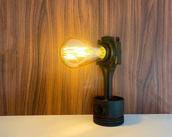 Piston Lamp / Real Car Engine Parts / Piston Table-shelf Lamp ...