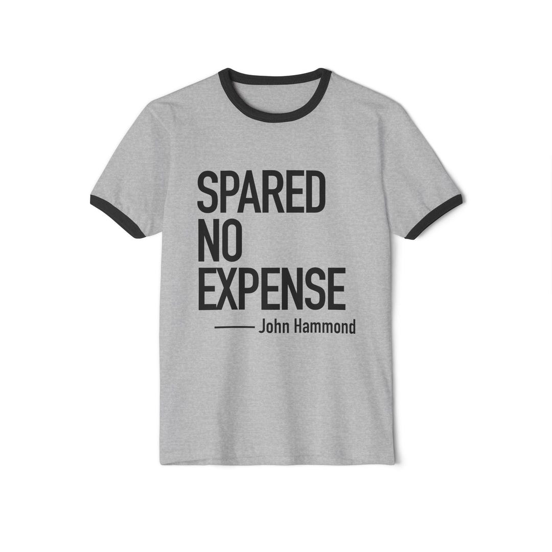 Spared No Expense Jurassic Park Inspired T-shirt Dino Fan Gift - Etsy