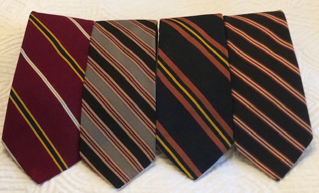 Set of 4 Silk Ties | SSSSSSSSSSS | Pure Silk | Rep Ties | Silk Ties ...