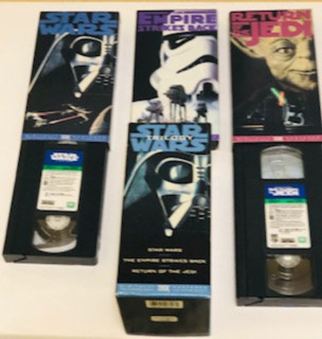 Star Wars Trilogy VHS THX Digitally Mastered Star Wars/the Empire ...