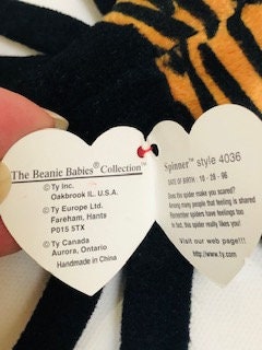 Beanie Baby Tag Print Out