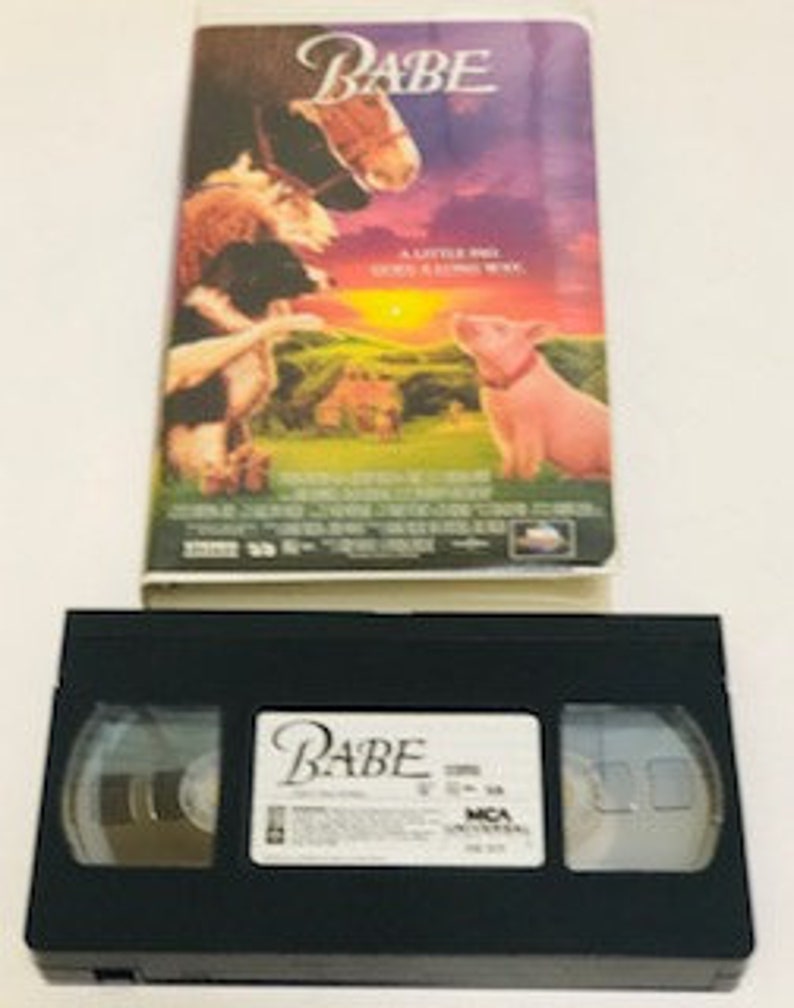 BABE VHS G-rated 1995 MCA Universal Fresh Original and - Etsy