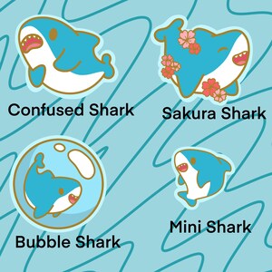 Happy Sharks Enamel Pins - Etsy