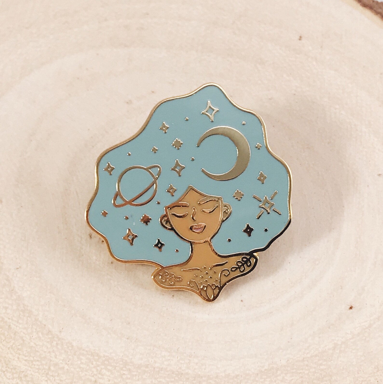 SECONDS SALE Celestial Mind Over Space Cosmic Space - Etsy