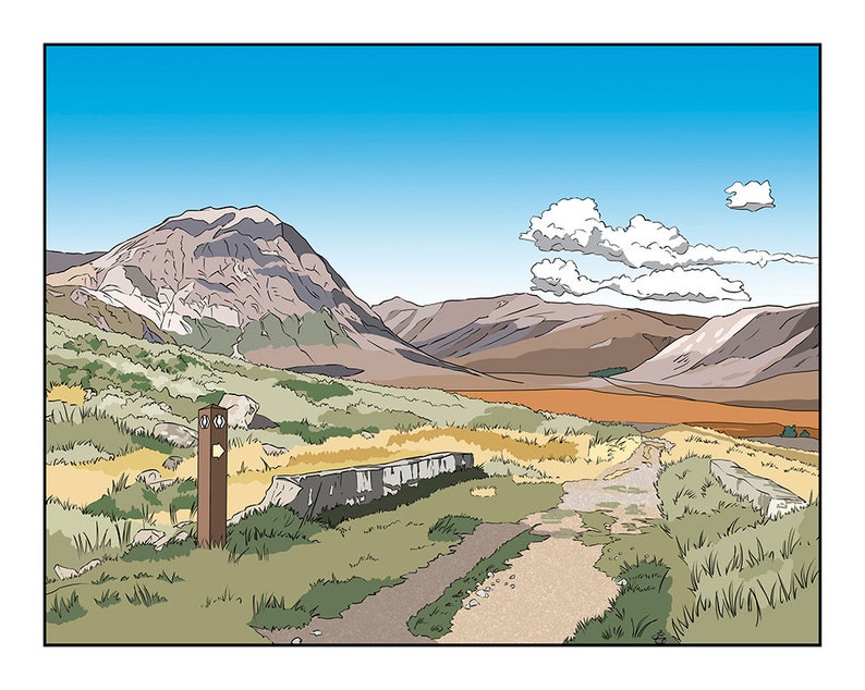 West Highland Way Art Print - Etsy