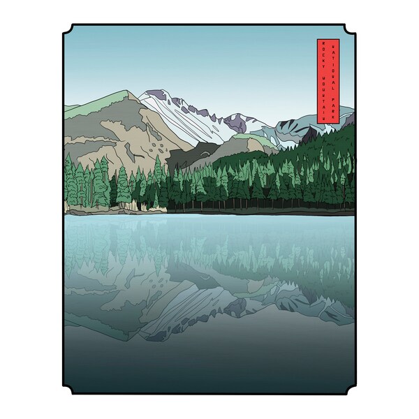 Rocky Mountain National Park Bear Lake Poster - Etsy