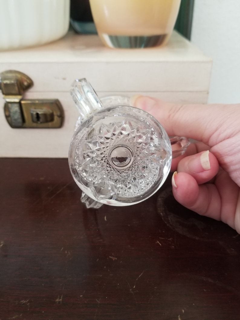 1908 EAPG Pattern Glass Rising Sun, Sunrise 3 Handle Loving Cup ...