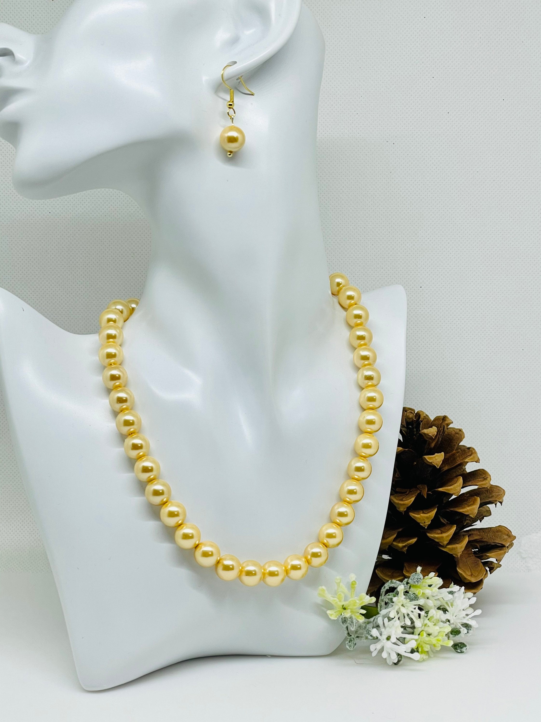South Sea Shell Pearl Necklace Personalized T For Her Etsy