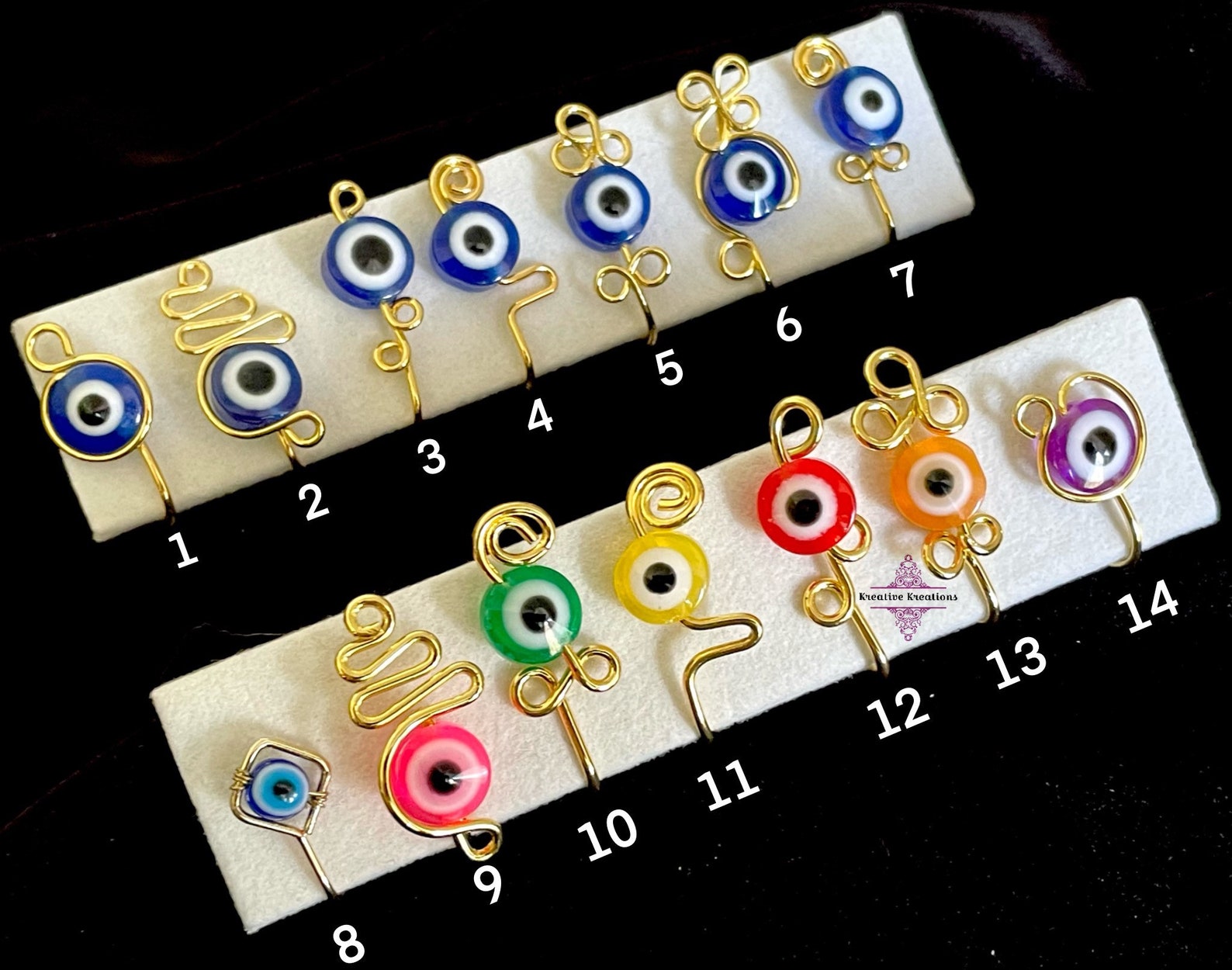 Nose Cuffs With Evil Eye, Nose Cuffs, Fake Nose Rings, Nose Cuff No ...