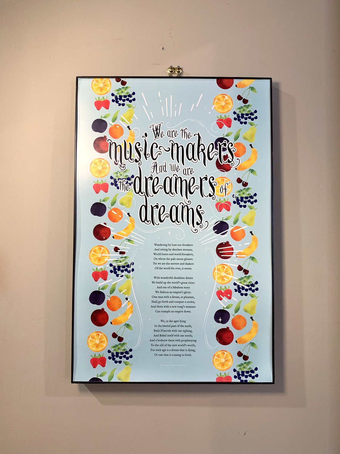 We Are the Music Makers Willy Wonka & the Chocolate Factory Ode Poem 11 ...