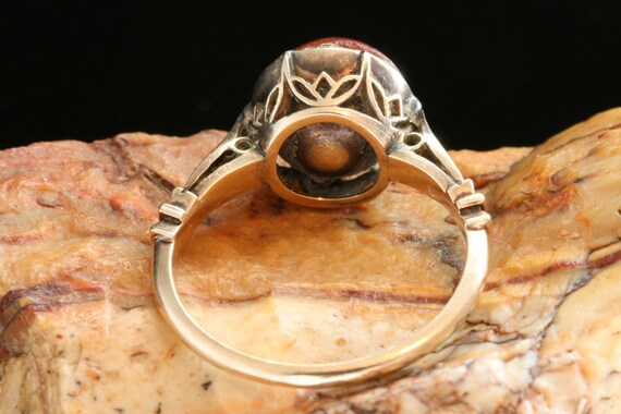 Antique Gold Carnelian Ring, Georgian 1700s Ring, 18k… - Gem