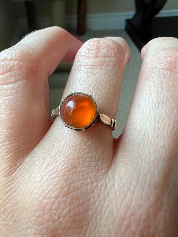 Antique Gold Carnelian Ring, Georgian 1700s Ring, 18k… - Gem