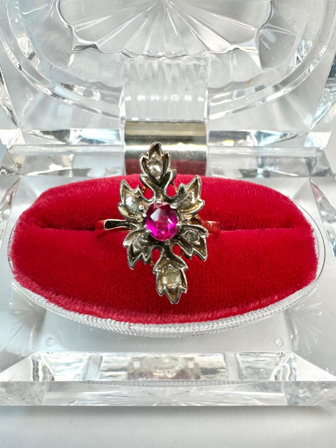 Antique Gold Giardinetti Ring, Georgian Era 1700s Ring, 18k Gold Ring ...