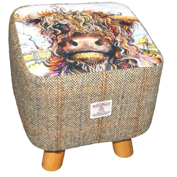 Highland Cow Footstool - Etsy