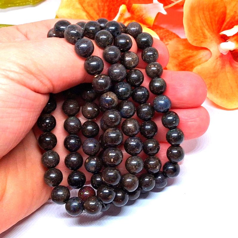 Full Black Opal Bracelet - Etsy