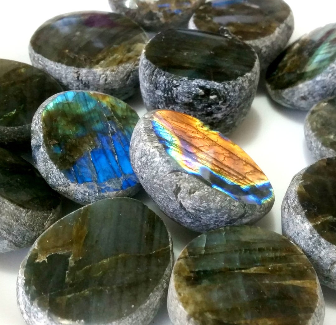 Labradorite, Emu Egg, Dragon Stone, Window Pebbles - Etsy