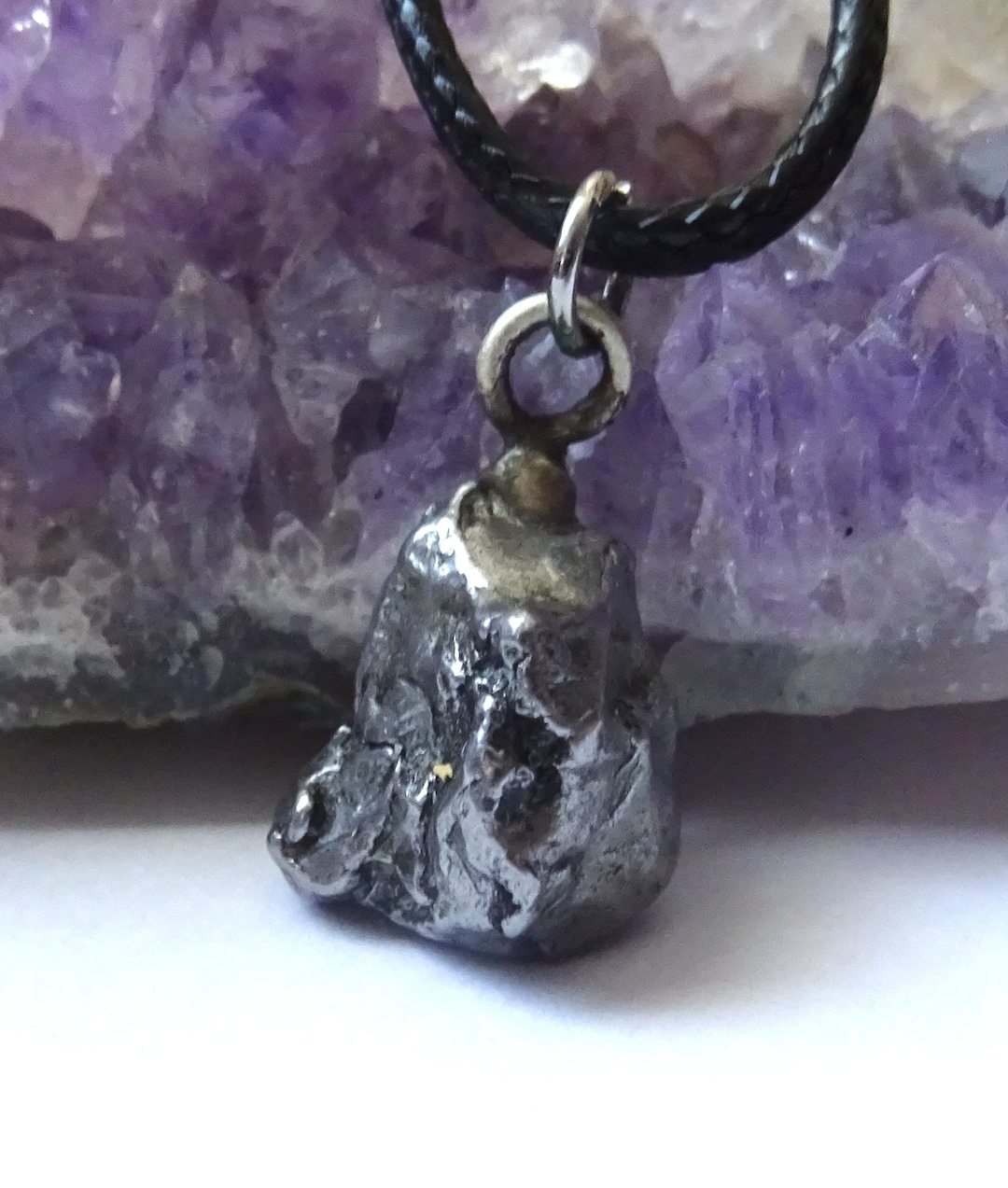 Certified Meteorite, Meteorite Necklace With Certificate. Real ...