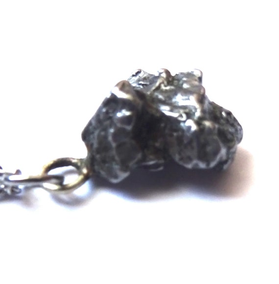 Certified meteorite, meteorite necklace with certific… - Gem