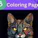 Cat Mandala Coloring Pages - Set of 8, Intricate Feline Designs ...