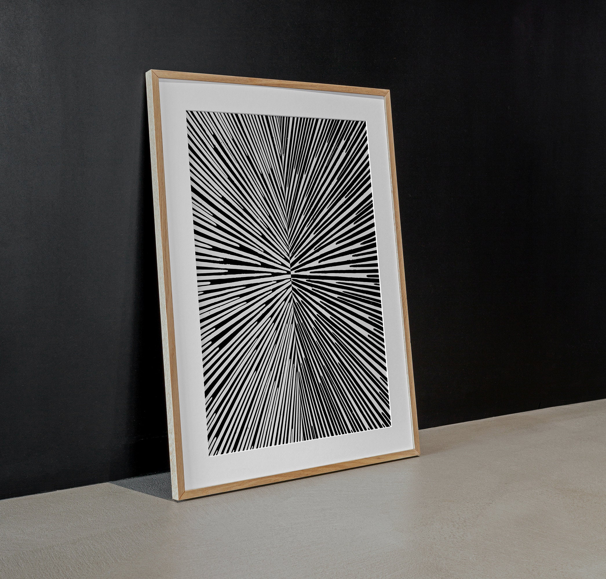 Abstract Sun Print, Sun Art, Black and White Abstract Art, Abstract ...